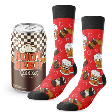 Root Beer Socks in a Can Canada | RetroFestive