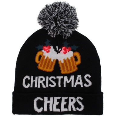 Christmas Cheers Light-Up Toque by Gertex - RetroFestive.ca