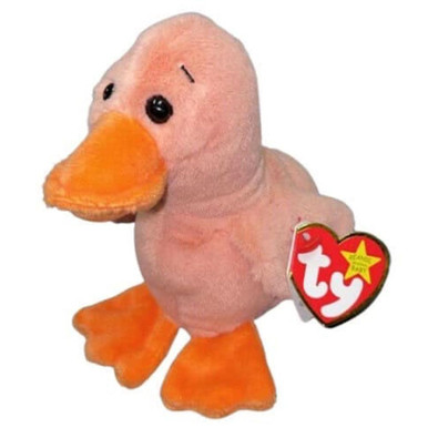 Easter Beanie Babies - Quacker Jax - RetroFestive.ca