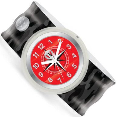 Slap Bracelet Watch by Watchitude - Black Ops - RetroFestive.ca