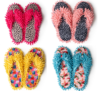 Mrs Roper Costume Party Kitschy House Slippers