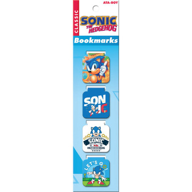 Sonic Magnetic Bookmarks Set of 4 - RetroFestive.ca
