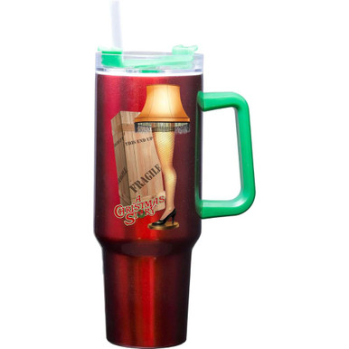 Christmas Story Leg Lamp 40-Ounce Stainless Steel Travel Mug ...