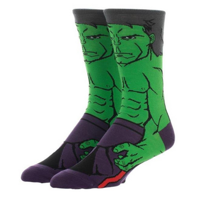 Marvel Hulk 360° Amigos Collection Socks by Bioworld - RetroFestive.ca