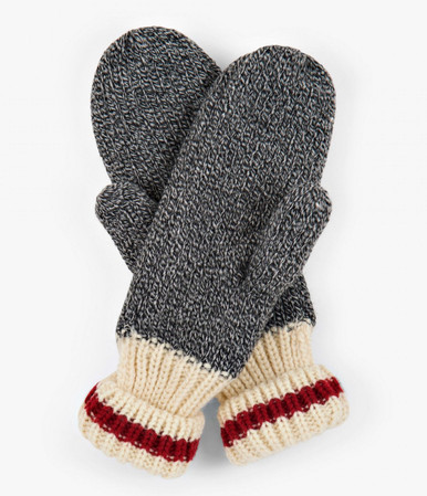 Classic Red Stripe Mittens by Hatley - RetroFestive.ca
