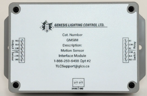 Motion Sensor Interface Module for a GE Relay