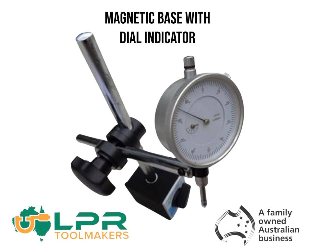 Magnetic Base & Indicator Combination - Imperial or Metric - LPR Toolmakers