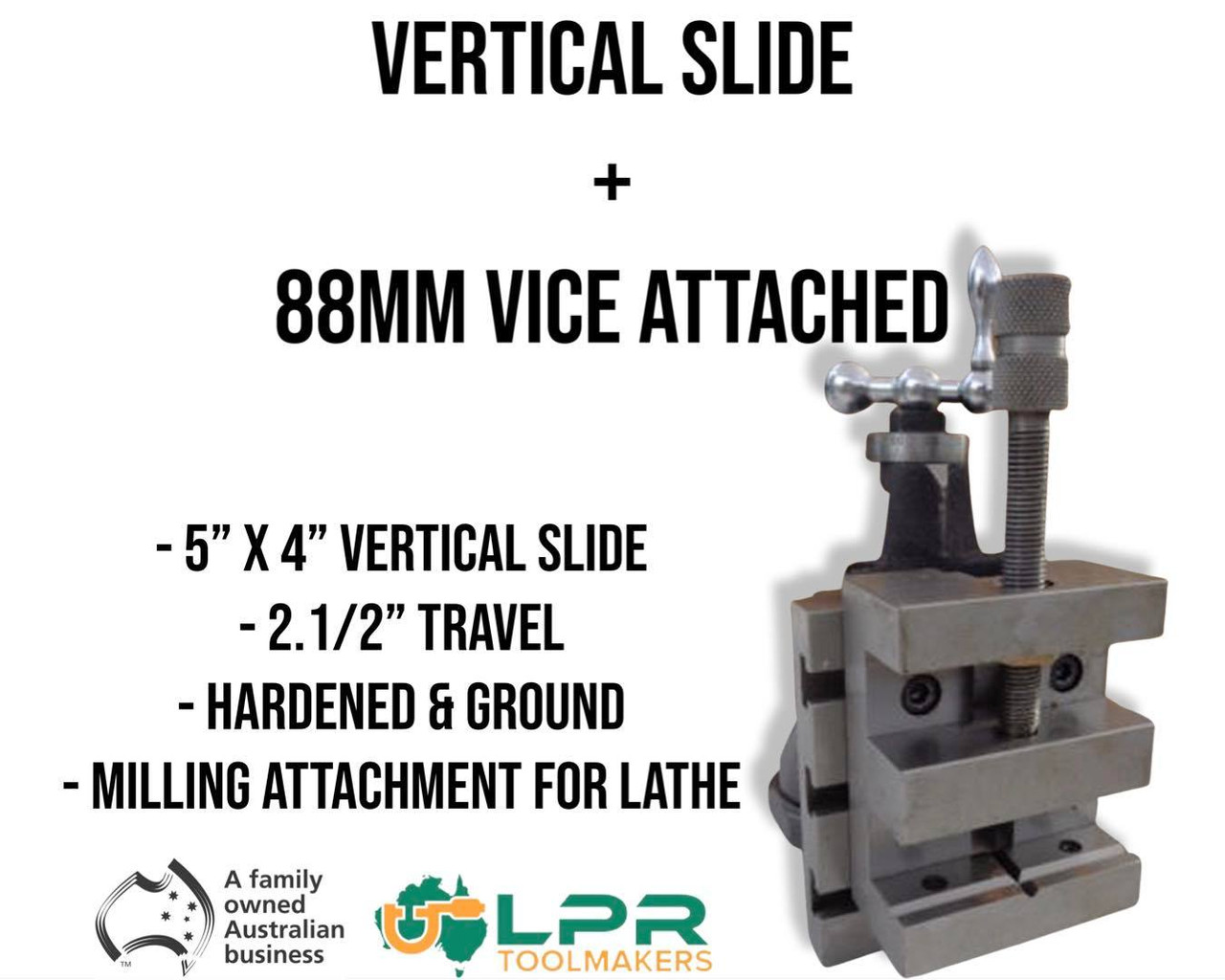 Vertical Slide With Built In Vice (5" x 4") - Milling Attachment For ...