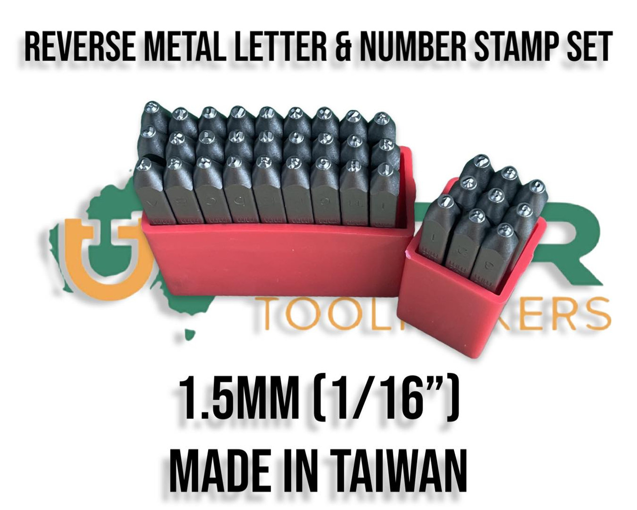 LPR Toolmakers - Reverse Letter & Number Sets [1.5 to 6mm] High Quality