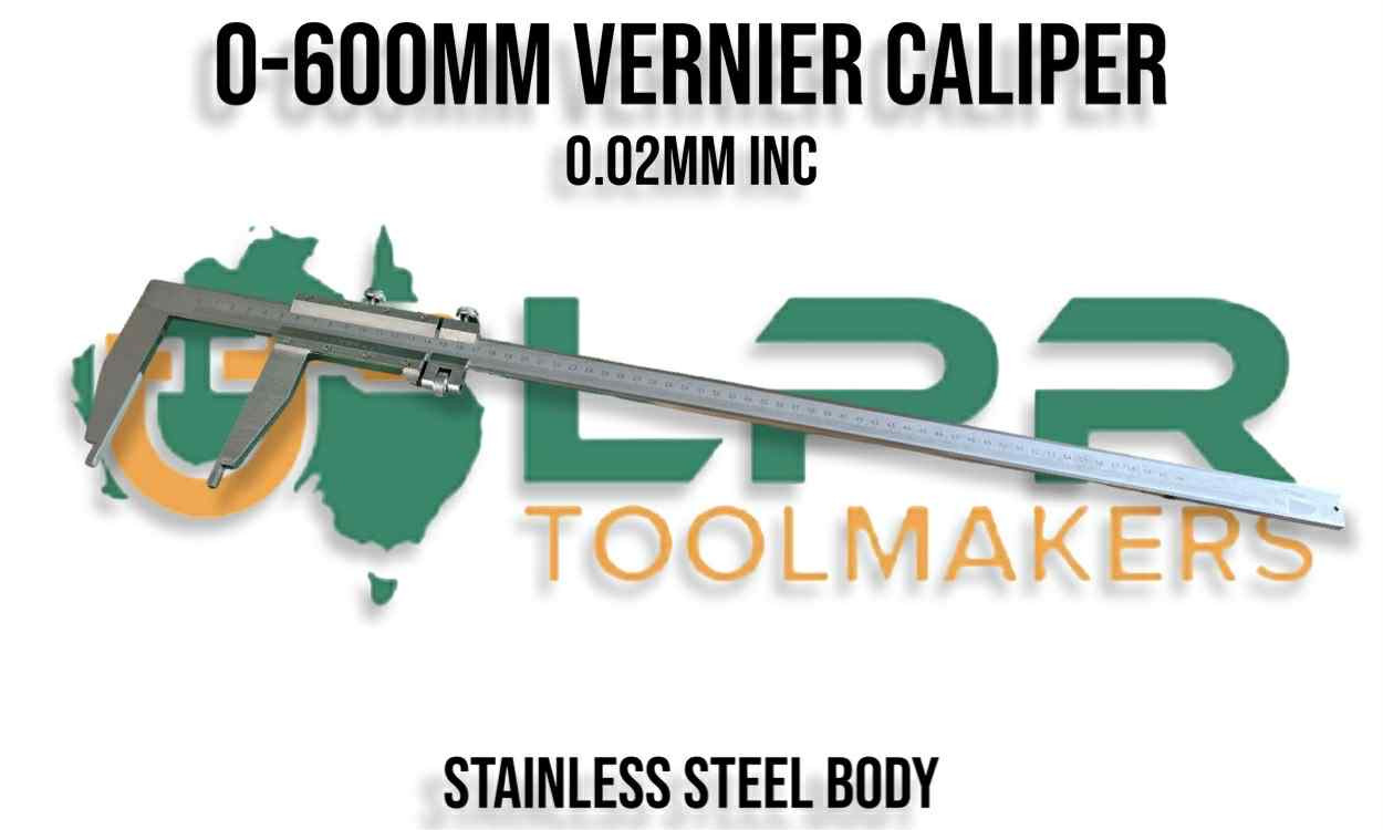 LPR Toolmakers - Vernier Caliper [0-600mm] Stainless Steel Body
