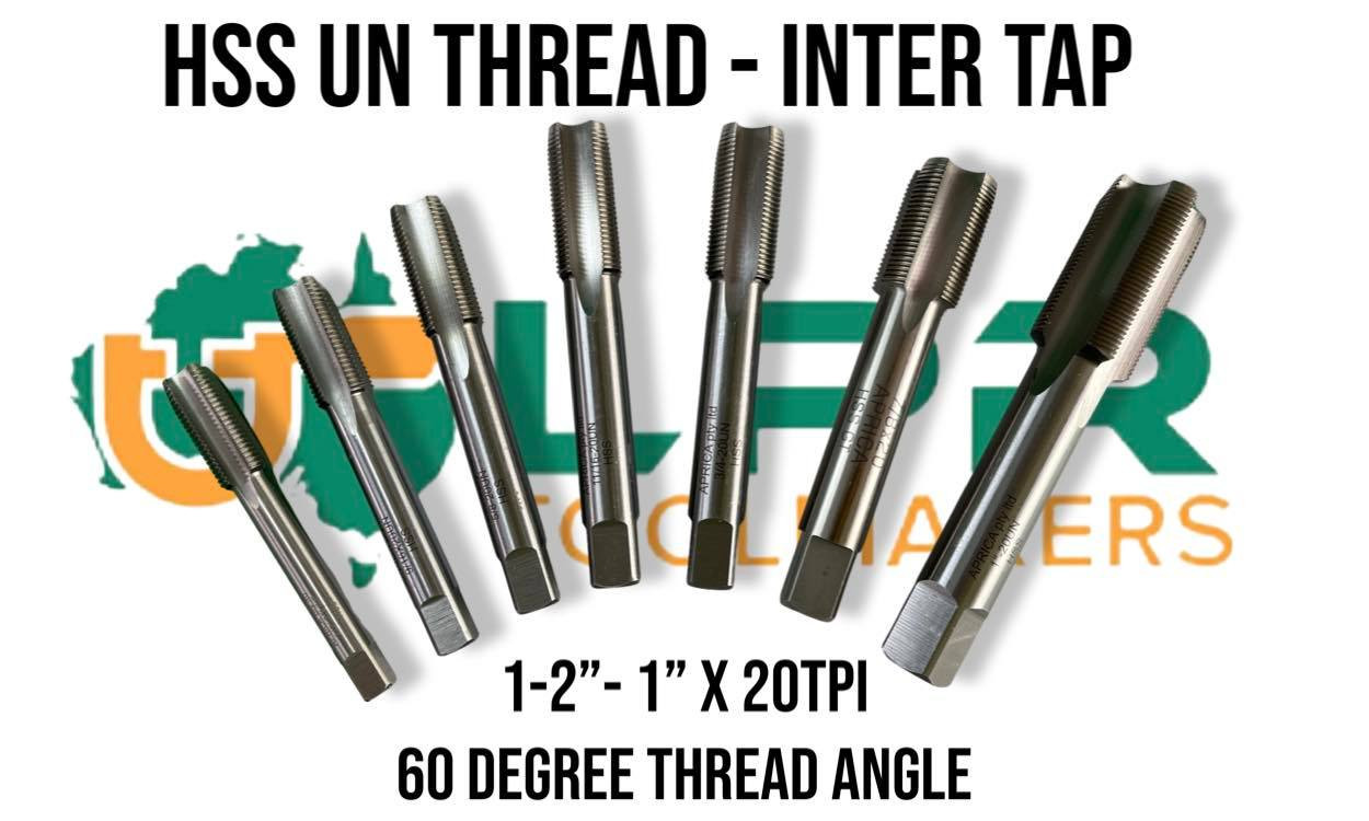 LPR Toolmakers - HSS 20TPI Inter Taps (1/2"-1" Size Range)