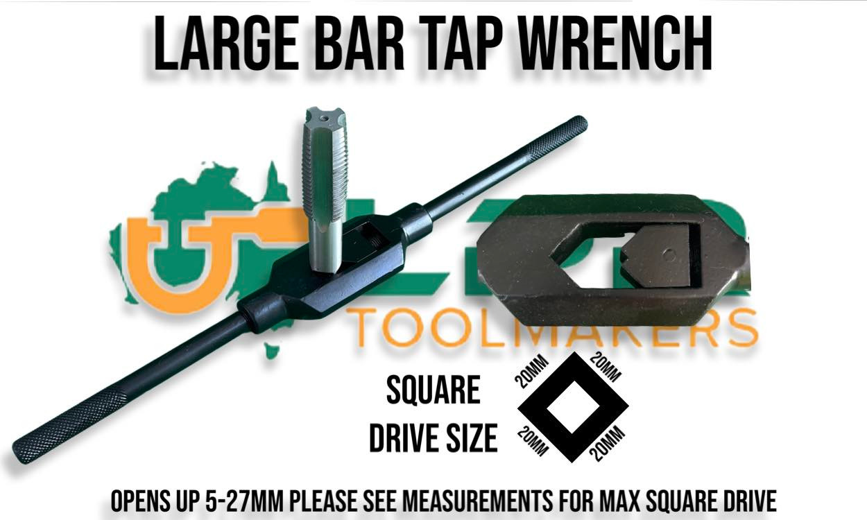 LPR Toolmakers - Large Tap Bar Wrench [1/2"-1.1/2" Capacity]