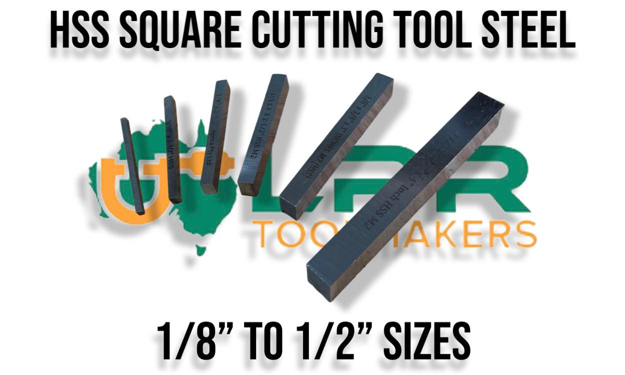 LPR Toolmakers - HSS M2 Square Tool Steel [1/8" - 1/2"]