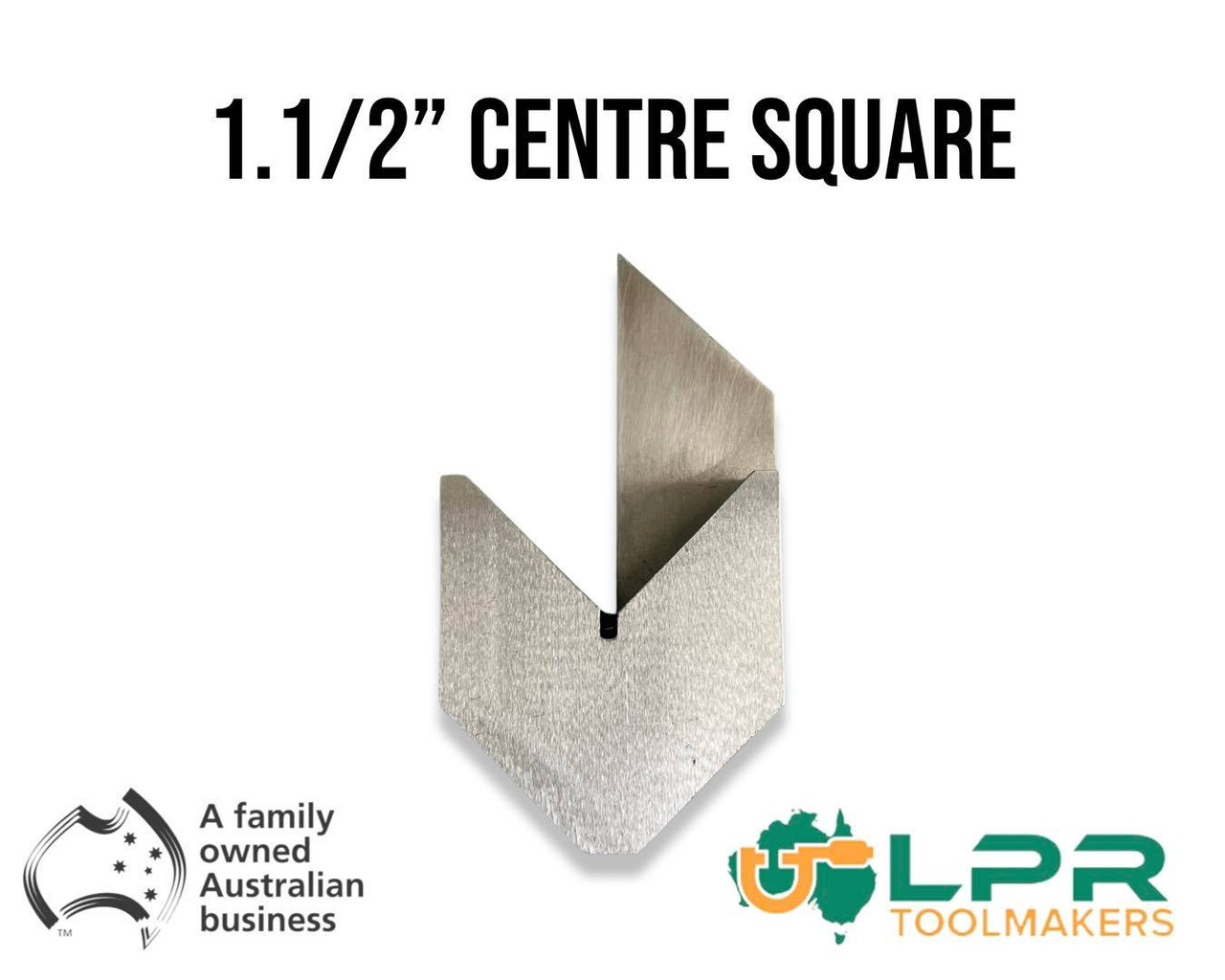 LPR Toolmakers - Precision Centre Square 1.1/2" - Round Bar Centre Locator