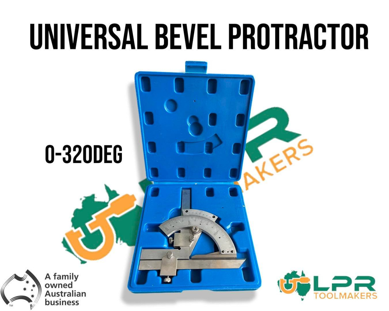 LPR Toolmakers - Universal Bevel Head Protractor [320deg]