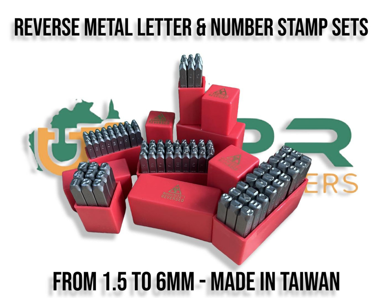 LPR Toolmakers - Reverse Letter & Number Sets [1.5 to 6mm] High Quality