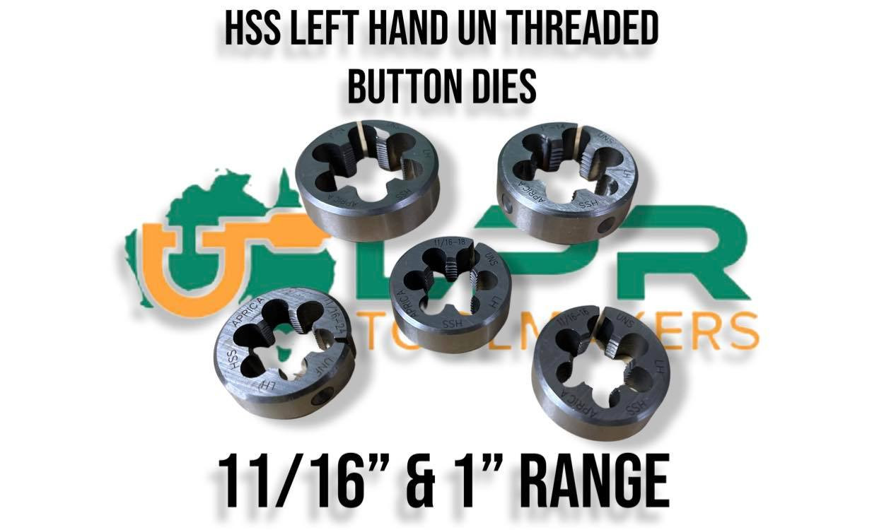 LPR Toolmakers - Left Hand UN Special Thread Dies [11/16"-1" Range]