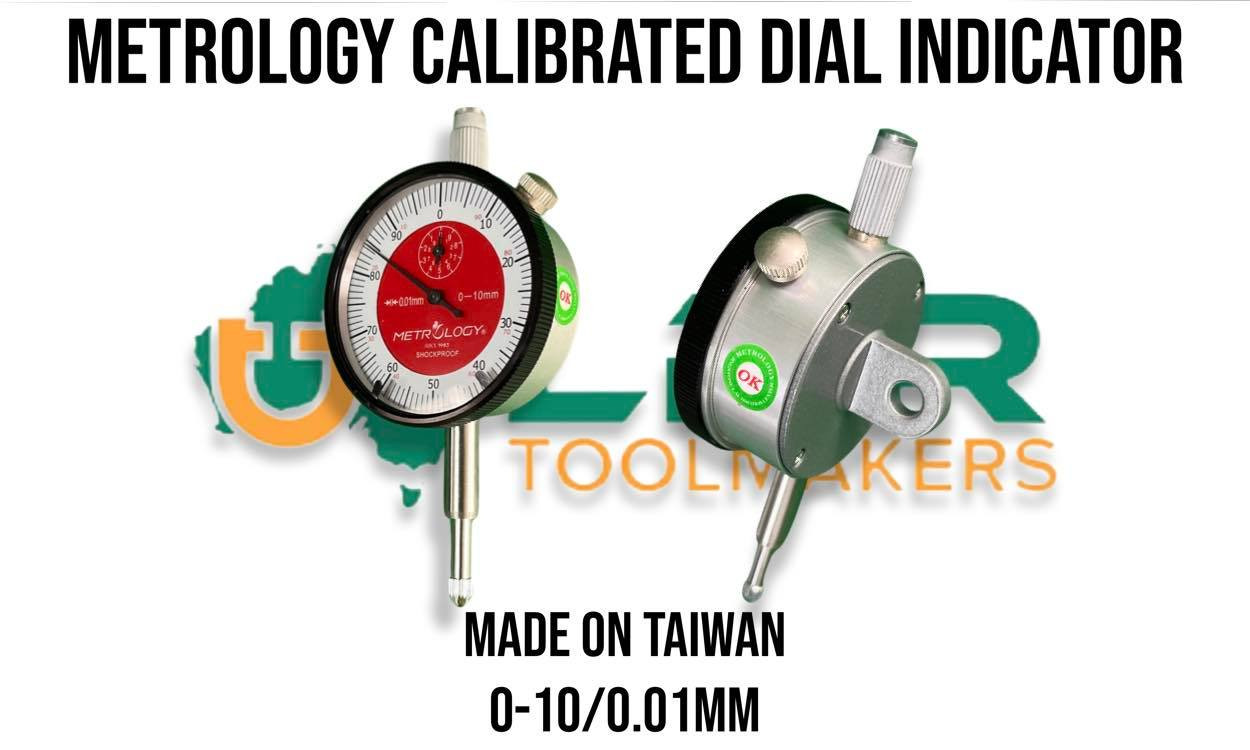 LPR Toolmakers - 0-10mm Metrology Dial Indicator [Calibrated]