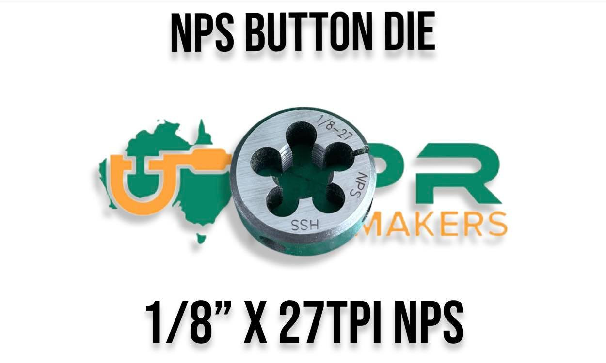 LPR Toolmakers - 1/8" x 27TPI NPS HSS Button Die