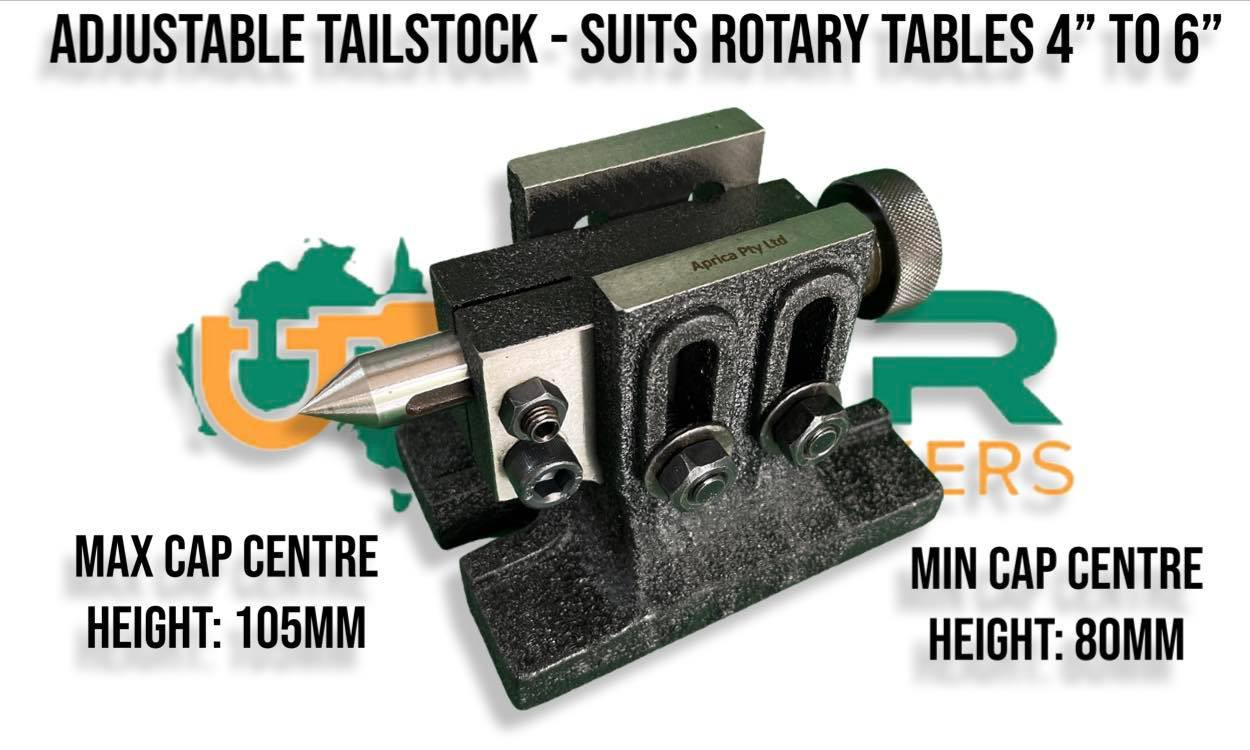 LPR Toolmakers - Adjustable Tailstock [Suits 4"-6" Rotary Tables]