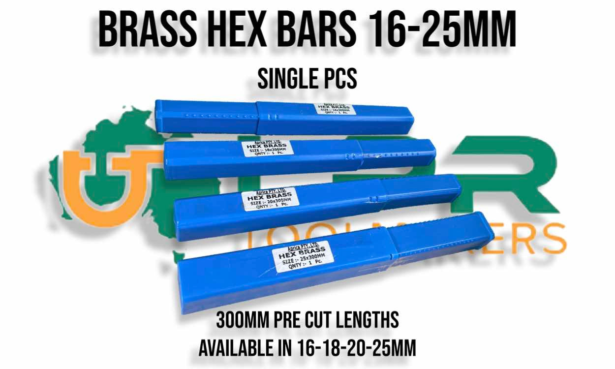 LPR Toolmakers - Brass Hex Single Bars [16-25mm]