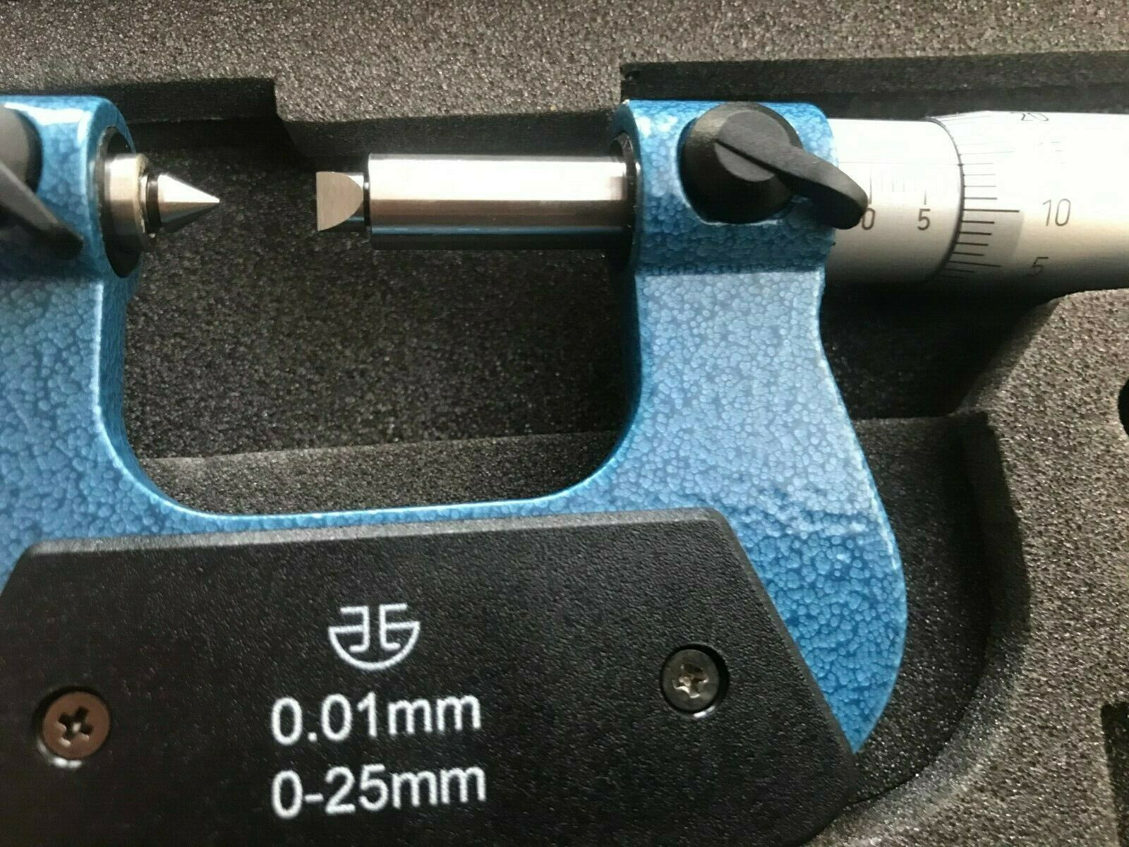 LPR Toolmakers - Thread Measuring Micrometer [0-25mm] with 10 Anvil