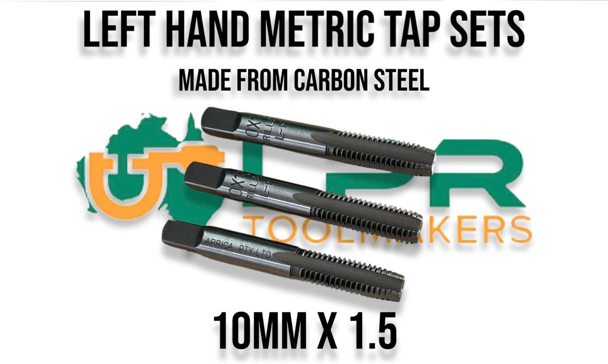 LPR Toolmakers - Left Hand Metric Tap Sets Carbon Steel [6-20mm]