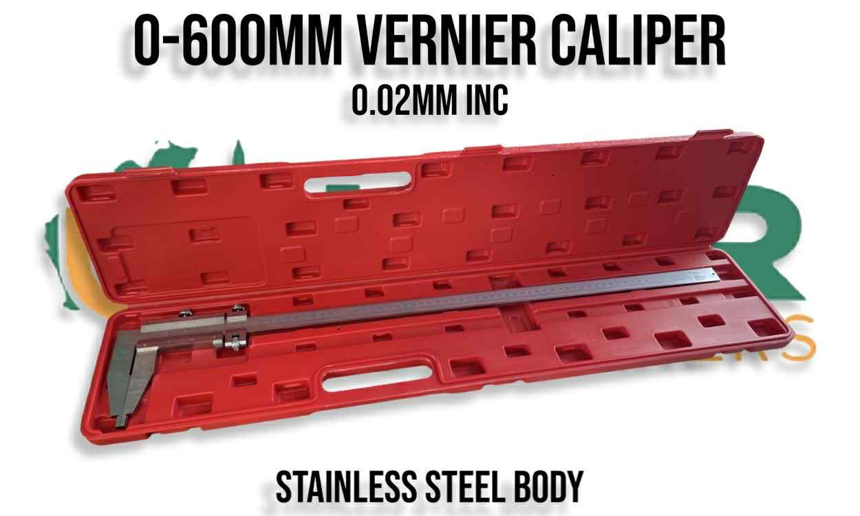LPR Toolmakers - Vernier Caliper [0-600mm] Stainless Steel Body