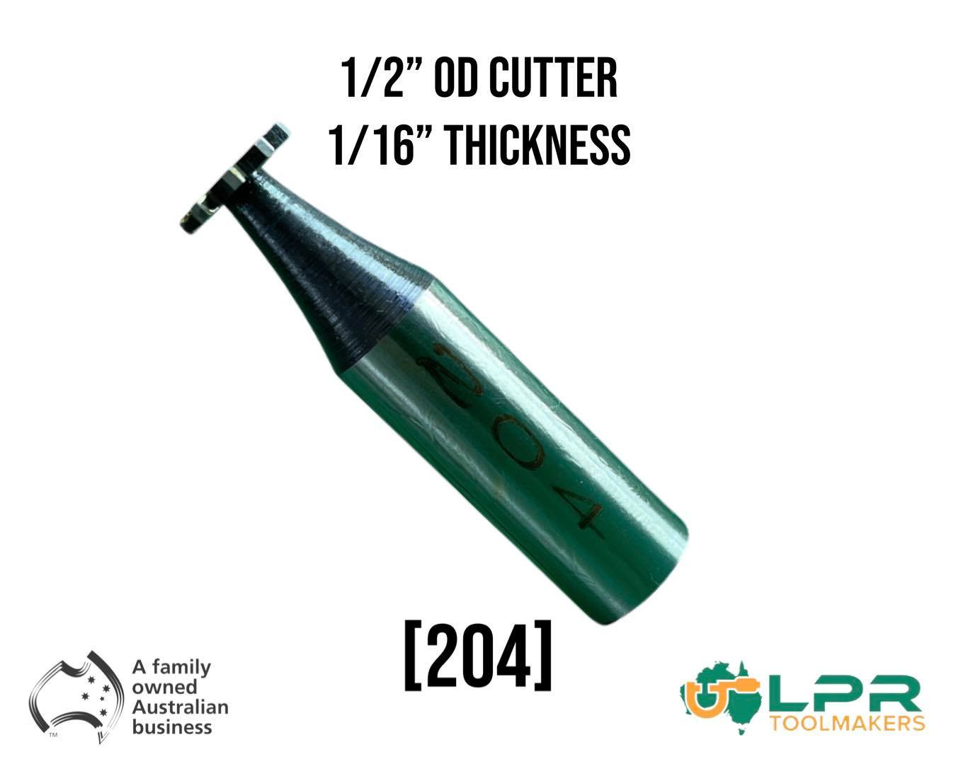 Milling & Cutting - Woodruff Cutters - LPR Toolmakers