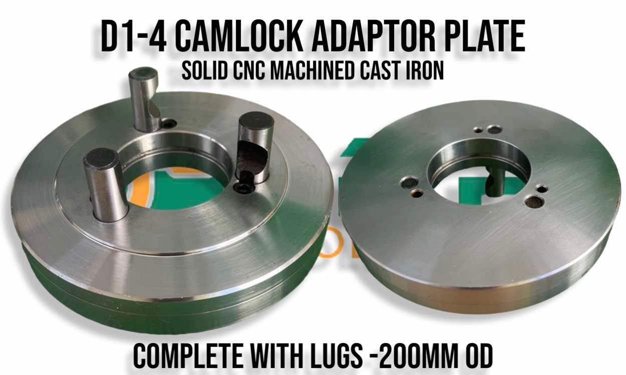 LPR Toolmakers - D1-4 Camlock Adaptor Plates [160mm or 200mm]