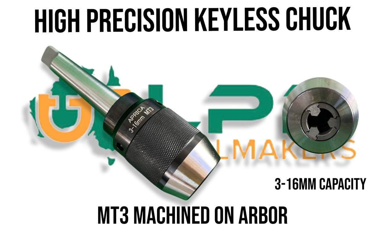 LPR Toolmakers - High Precision Keyless Chucks with machined on Arbors
