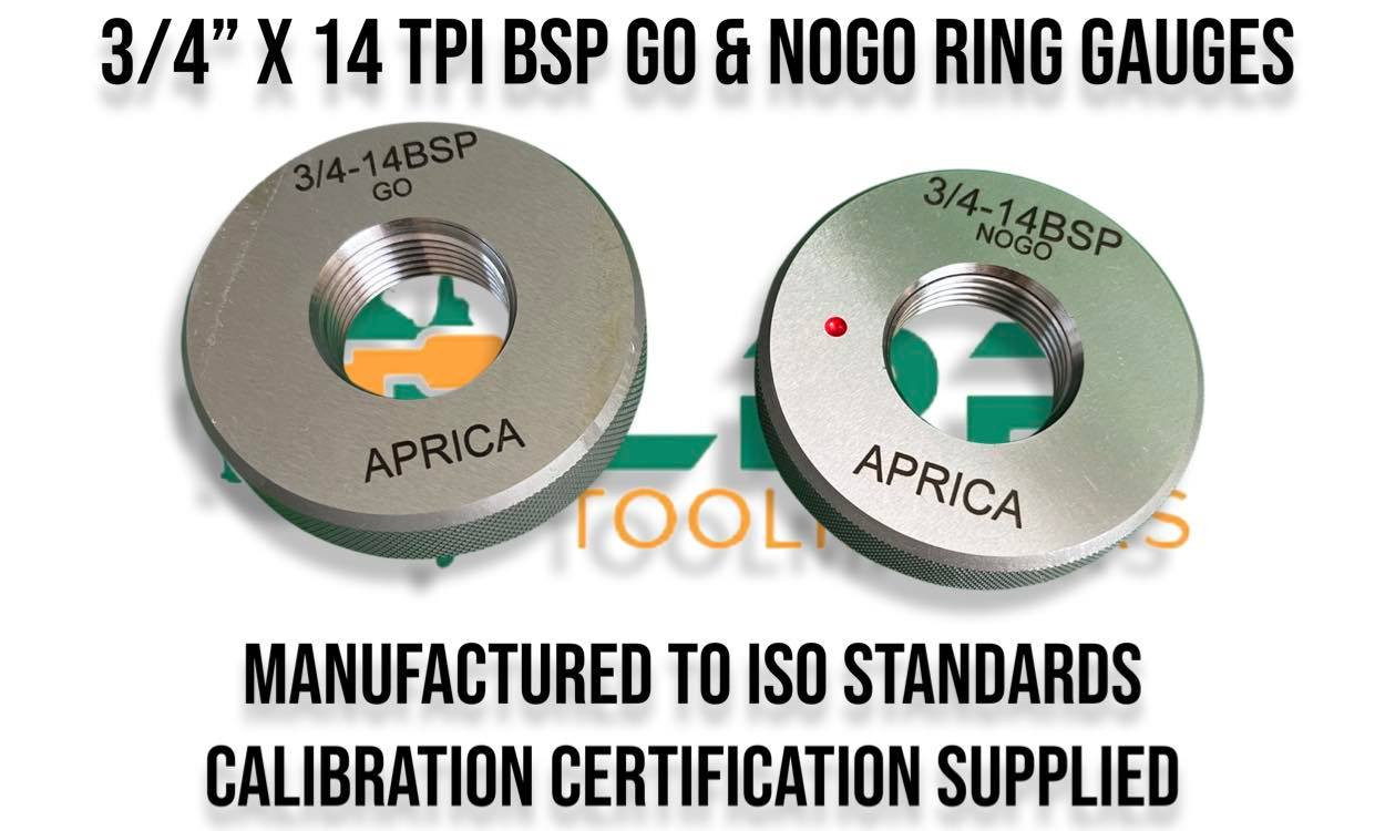 BSP Go / No-Go Plug & Ring Gauges Up To 1" | LPR Toolmakers