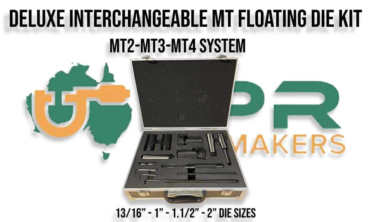 LPR Toolmakers - Deluxe Interchangeable Floating Die Holder Kit [MT2-MT4]
