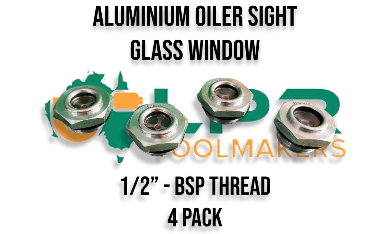 LPR Toolmakers - Threaded Oil Sight Windows [1/4" -1" BSP Thread]