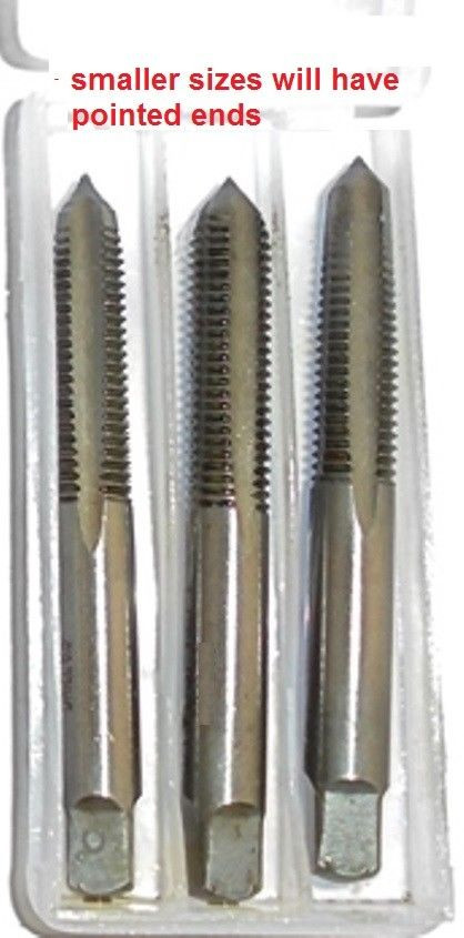 UNF 3pc Tap Sets - Sizes from 1/4" to 1" - LPR Toolmakers