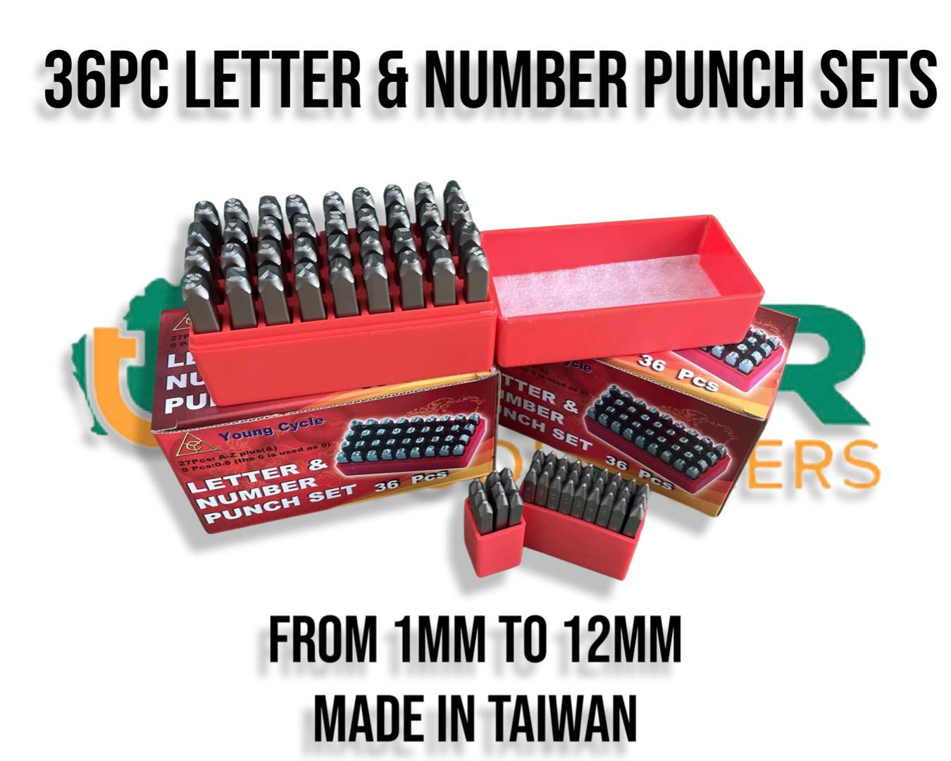 Number & Letter Punch Stamp Sets | LPR Toolmakers