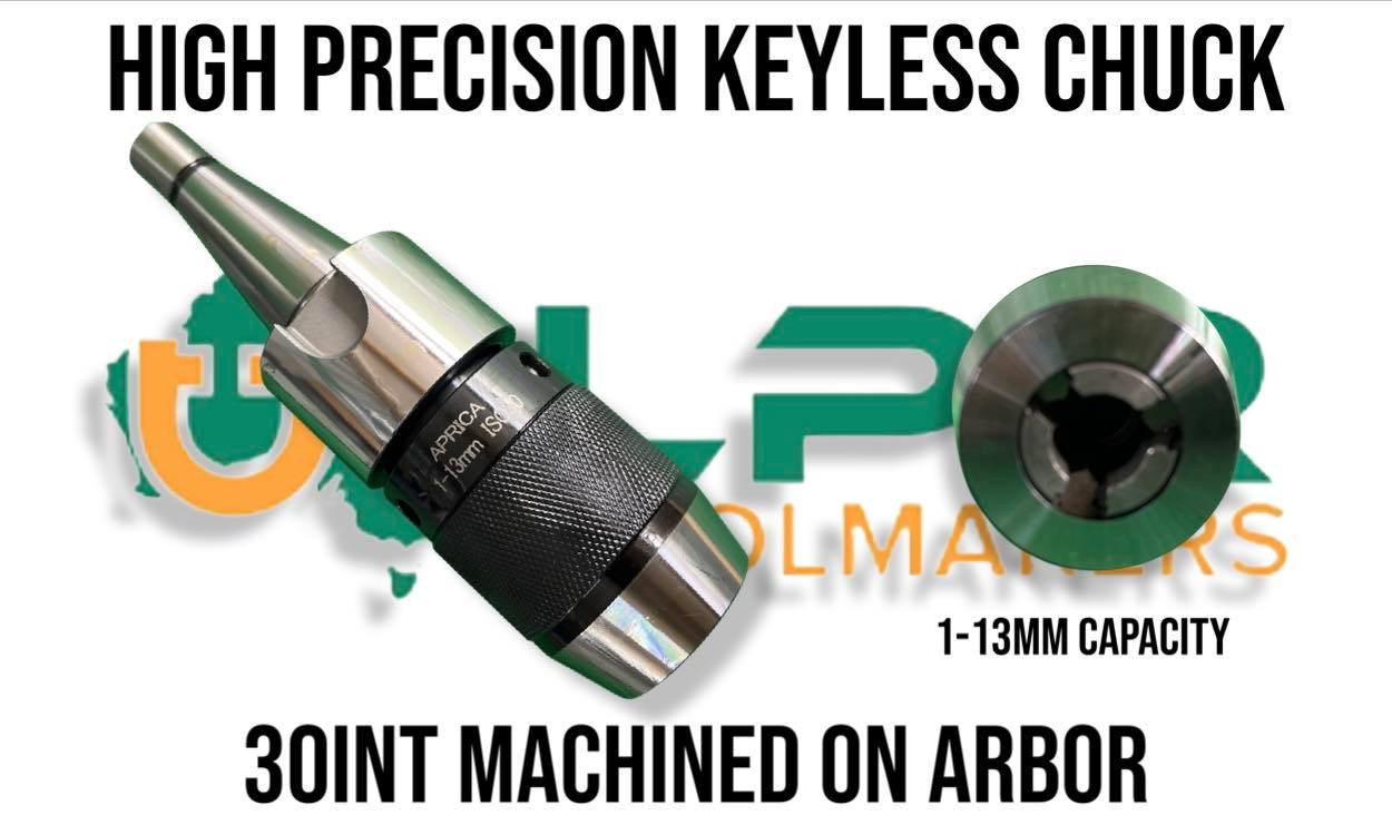 LPR Toolmakers - High Precision Keyless Chucks with machined on Arbors