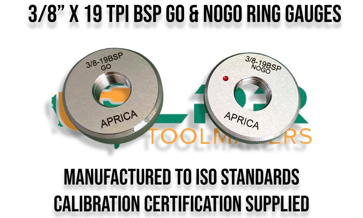 BSP Go / No-Go Plug & Ring Gauges Up To 1" | LPR Toolmakers