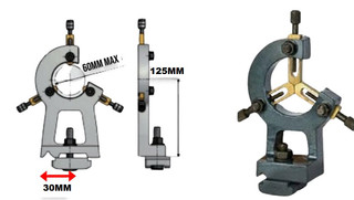LPR Toolmakers - Lathe Fixed Steady Rest [125mm Centre from Bed]