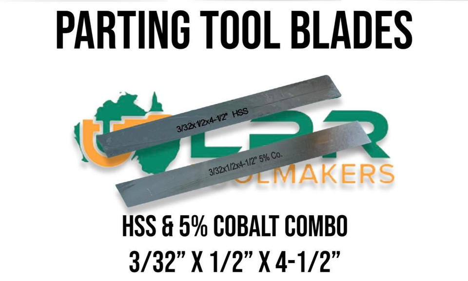 LPR Toolmakers - Parting Tool Blades [HSS & 5% Cobalt]