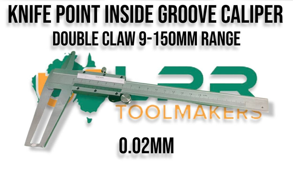 LPR Toolmakers - Knife-Point Inside Groove Caliper [150mm]