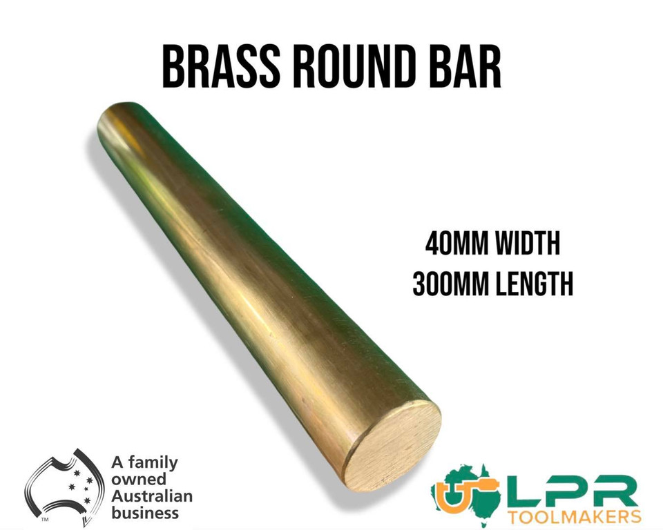 Brass Round Bar Rod - 20mm-60mm [Various Lengths] - LPR Toolmakers