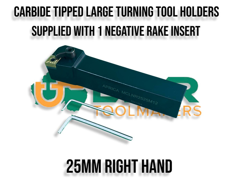 LPR Toolmakers - Left & Right Carbide Turning Tool Holders [20 & 25mm ...