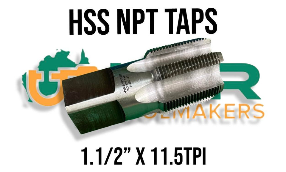 NPS and NPT High Speed Steel Pipe Taps | LPR Toolmakers