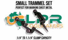 LPR Toolmakers - Small Trammel Set [1/4" to 1.1/4" Clamp Capacity]
