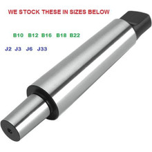 MT Drill Chuck Arbors J2 J3 J6 B16 B18 B22