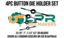 LPR Toolmakers - Button Die Holder Set [13/16" to 2"]