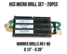 LPR Toolmakers - Micro Number Drill Set [#61-80]