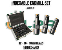 LPR Toolmakers - Indexable Carbide Insert Endmill Kit (3pc Set - 12-16 ...