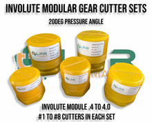 LPR Toolmakers - Involute Module Gear Cutter Sets [MOD .4 - 5.0]